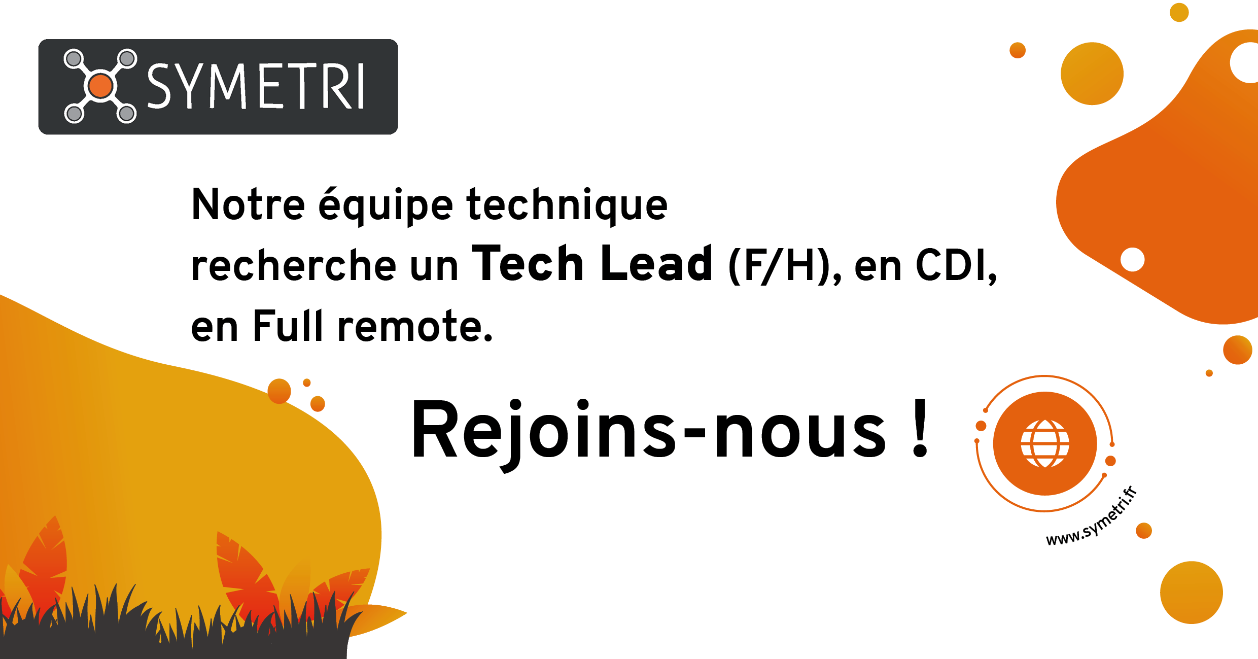 L'équipe technique recherche un Tech Lead, F/H ! - Symetri